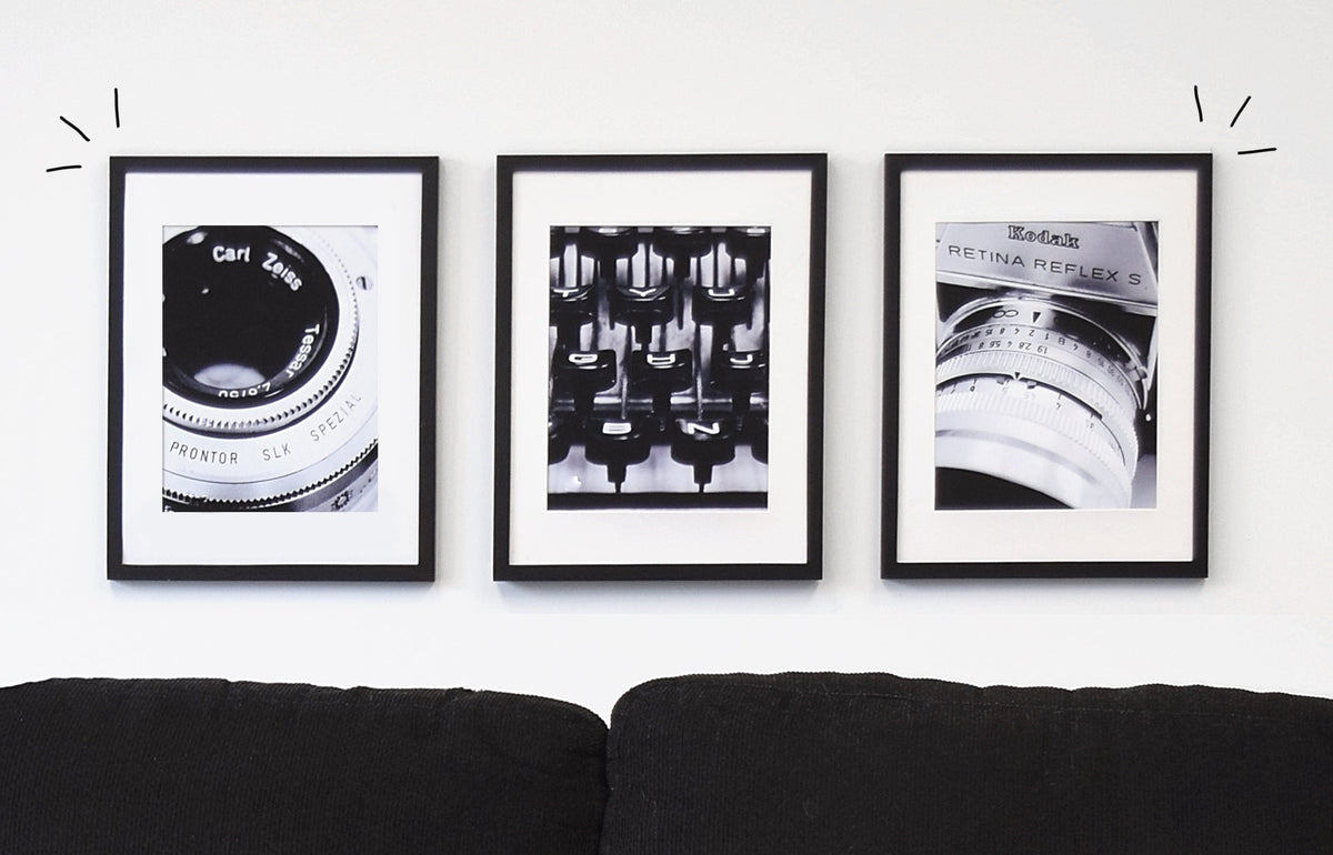 How to hang three pictures quickly and easily | UTR Decorating