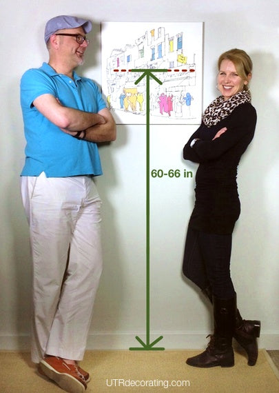 Hanging Art at Eye Level – What Does it Really Mean? – UTR Decorating