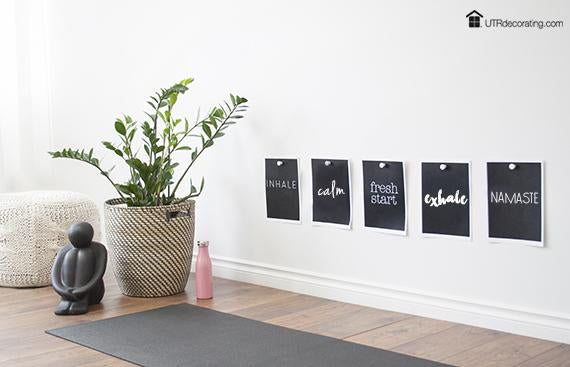 How to Create a Zen Studio on a Budget | UTR Decorating