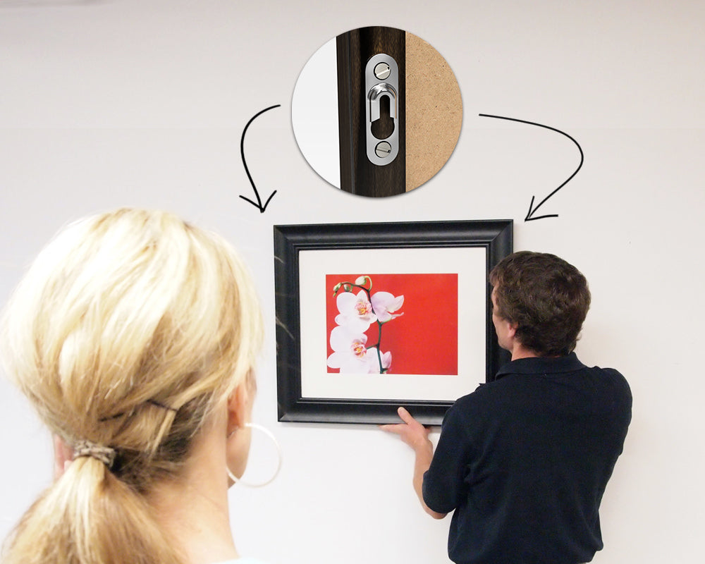 Using Hang & Level™ to hang a picture with two keyhole hangers | UTR ...